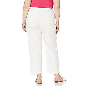 Ruby Rd. womens Plus-size Classic 5-pocket Fly Front Denim Jean Pants, White, 22 US