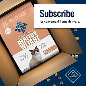 Blue Buffalo True Solutions Healthy Weight Natural Dry Food for Adult Cats, Chicken, 3.5-lb. Bag