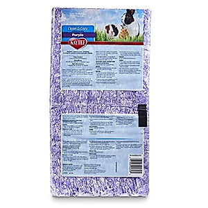 Kaytee Clean & Cozy Purple Bedding For Guinea Pigs, Rabbits, Hamsters, Gerbils and Chinchillas, 24.6 Liter