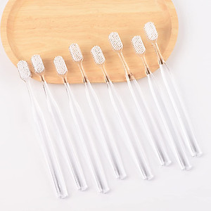 HiTuYi 16 Pieces Adult Toothbrush Travel Full Head Super Soft Toothbrush Suitable for Sensitive Teeth and gingival Atrophy