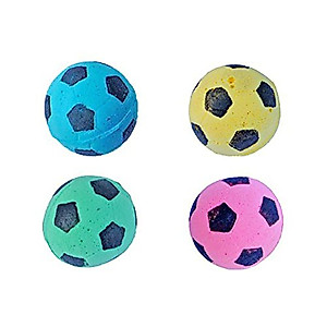 PETFAVORITES Foam Soccer Balls Cat Toys - Pack of 12