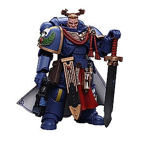 HiPlay JoyToy Warhammer 40K ltramarines Primaris Captain with Power Sword and Plasma Pistol 1:18 Scale Collectible Action Figure