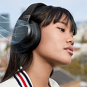 LIVE650BTNC Earpads Replacement Ear Cushions Compatible with Live 650BTNC LIVE660btnc E65BT E65BTNC Everest Elite 750NC V710 and Duet NC Wireless Over-Ear Headphones(Black)