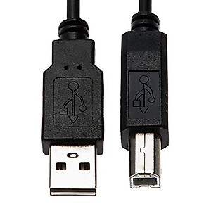 3ft USB B Cable Data/Power Lead Cord for DJ Midi Controllers, Keyboards, Samplers, Effect Pads, Syntesizers Numark, Pioneer, Native Instruments, Traktor, Akai to Dell HP