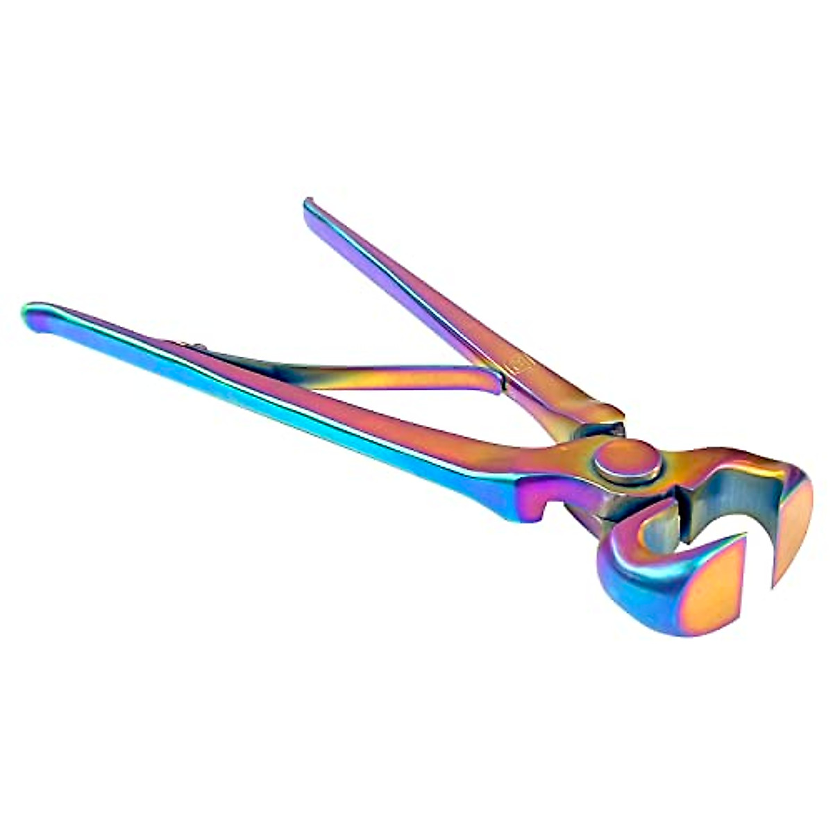 Rekhi International Farrier Hoof Nippers Rainbow Loaded Spring Horseshoe Trimmer Farrier Tools Pony Hoof Nippers Small Ferrier Tool Horse Nippera Herramientas Para Caballos 10 Inches