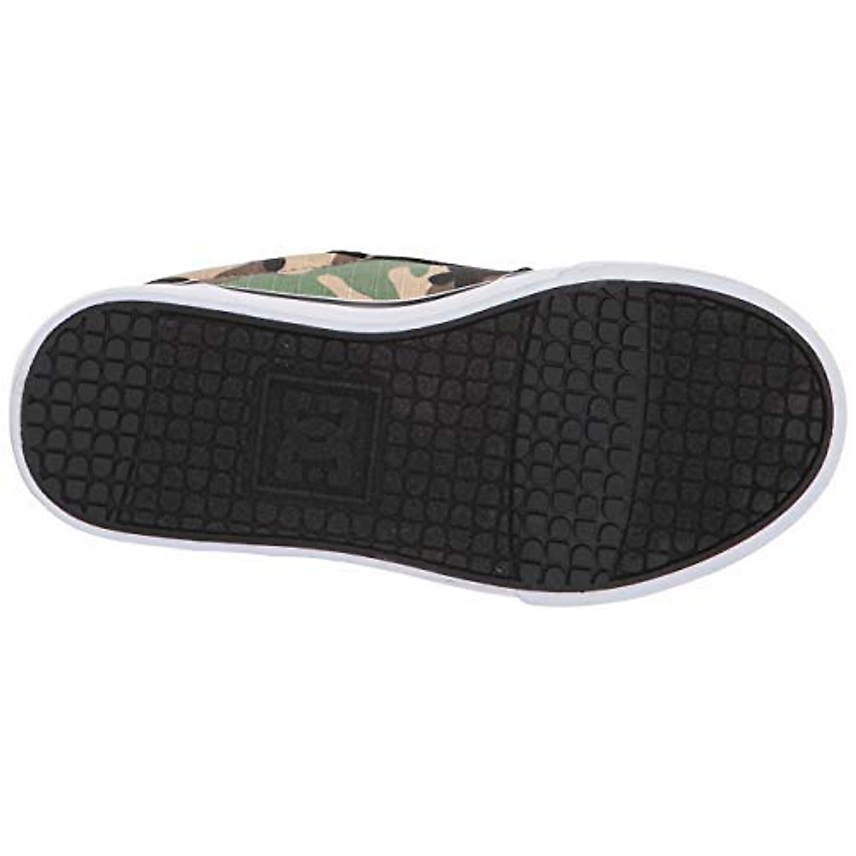 DC boys Anvil Skate Shoe, Black/Camo Print, 6 Big Kid US