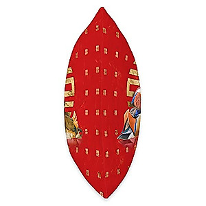 Creativemotions Mandarin Ducks and Double Happiness Symbol Throw Pillow, 16x16, Multicolor