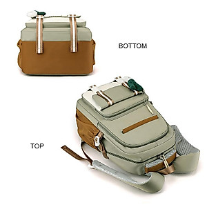 GGWIEAEA 2PCS Youth Waterproof Backpack Large Capacity Laptop Bag with Pencil Case Suitable for School Leisure And Travel