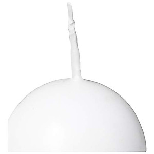 Biedermann 12 Small Ball Candles, White