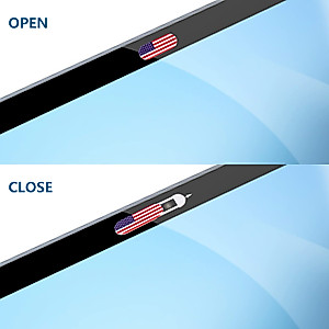 OSALADI Camera Slider 3Pcs Computer Camera Cover American Flag Pattern Webcam Slide Cover Web Camera Covers for Laptop Tablet Phone Camera Lens Computers Laptops