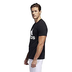 adidas Men's Badge of Sport Tee, Black/White, X-Large