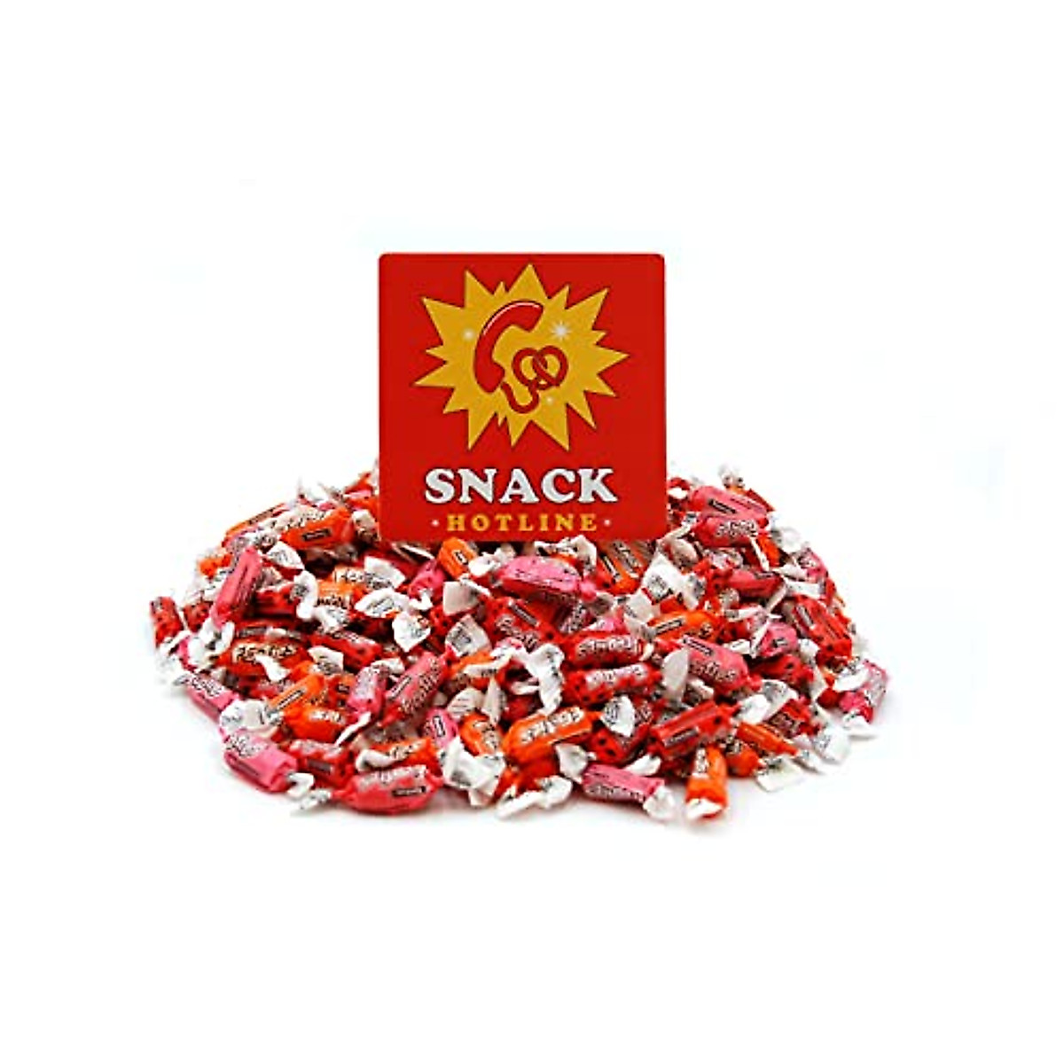 Tootsie Roll Frooties 3 Flavor Combo Summer Mix -1.75 LB Assortment of Mango-Watermelon-Strawberry Lemonade- Bulk Taffy Individually Wrapped Variety Pack - Packaged in a Secure Heat Sealed Bag - Snack Hotline