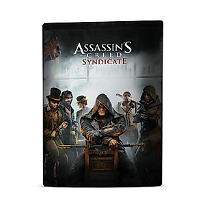 Head Case Designs Officially Licensed Assassin's Creed Key Art Syndicate Graphics Vinyl Faceplate Gaming Skin Decal Compatible With Sony PlayStation 5 PS5 Disc Edition Console & DualSense Controller