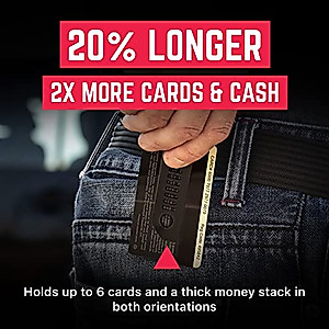 GPCA - GP Money Clip, Belt Key Holder, Heavy-Duty Keychain Clip for Outdoor and Daily Use, Handy 7 Slot Wrangler Grill Pattern, Stainless Steel, Gift for Jeep Enthusiast Dad - Jet Black