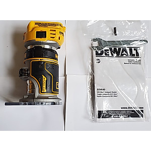 Dewalt DCW600BR 20V MAX XR Brushless Compact Lithium-Ion 1/4 in. Cordless Router (Tool Only) (Renewed)