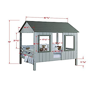DONCO 2018-FGTT Full House Grey Two Tone Finish Low LOFT