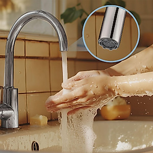 uxcell 8Pcs 24mm Cache Faucet Aerator with 2Pcs Removal Wrench Tool, Faucet Replacement Parts, Water Saving Flow Restrictor Set Replacement Parts for Kitchen Bathroom Sink