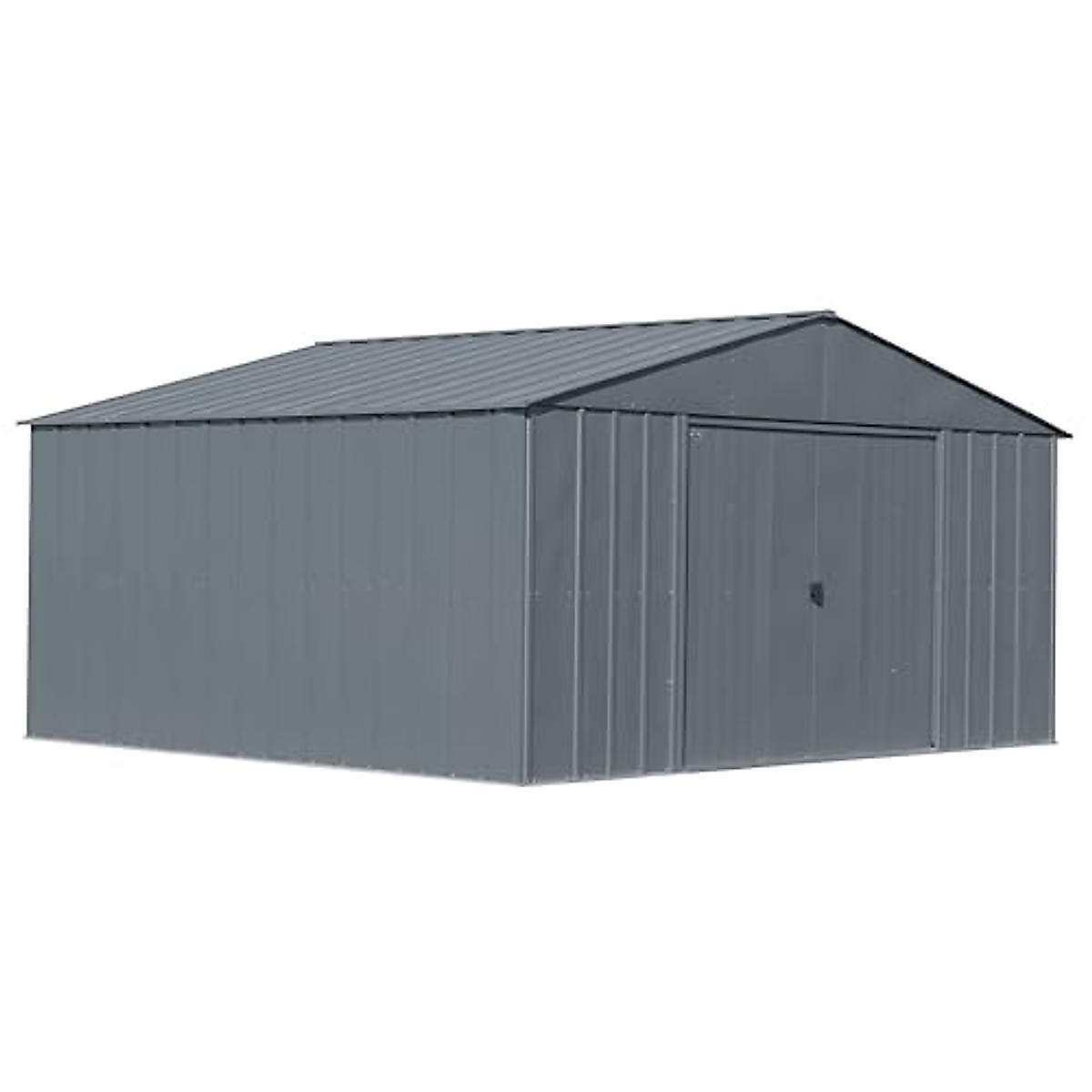 Arrow Classic Metal Shed, 14 x 12, Charcoal