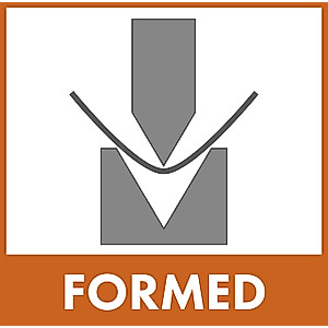 U-Bolt, Round, Low Steel, 1/4-20, PK10