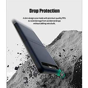 GOOSPERY for Galaxy Z Flip Case (2020) with Hinge Coverage, Luxury 360 Protection TPU Bumper Soft Feeling Hard PC Back Dual Layer Cover - Navy Blue