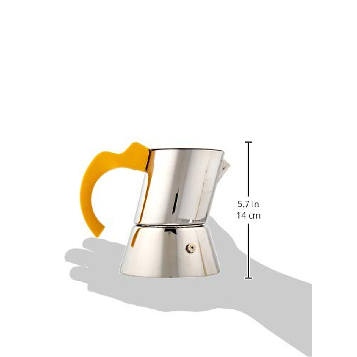 Mepra 1/3-Cup Coffee Maker, Yellow