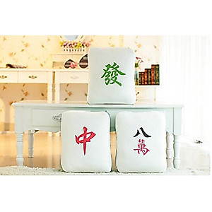 Nunubee Mahjong Pillow Throw Pillow Cushion Stuffed Toys(Pattern11)