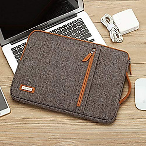 LONMEN 15.6 inch Laptop Sleeve Case Water-Resistant Notebook Handle Bag for Lenovo Flex 4/Yoga 720/Ideapad 330 321S Laptop/ThinkPad P1/HP Envy x360 15/ASUS ROG Zephyrus S/Dell Latitude 3590,Blue