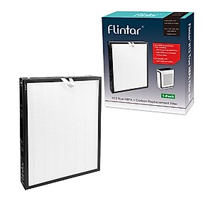 Flintar Vital 200S True HEPA Replacement Filter, Compatible with LEVOIT Vital 200S Air Purifier, H13 True HEPA + Activated Carbon Replacement filter, Part # Vital 200S-RF, 1-Pack