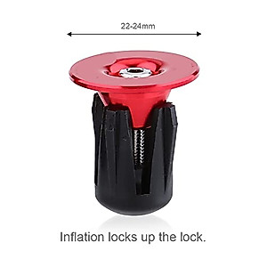 plplaaoo Bike Handlebar End Plugs,Handlebar End Caps,Aluminum Alloy Bike Handlebar Grip Bar End Plug Cap Parts for Most Road Bike Bicycle Grips(1 Pair)(Sliver)