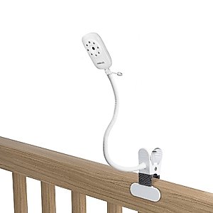 BECEMURU Baby Monitor Mount Camera Shelf, Flexible Strong Clip Clamp Mount Bracket Compatible for ANMEATE SM24/Goodbaby UU24/Babysense V24US Camera,No Drilling Mounting