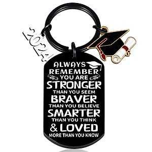 igvean Graduation Gifts Class of 2024 Graduation Gifts for Her College Gifts for Him Graduate Gifts for Daughter Son Senior High School Master Medical Students Inspirational Keychain