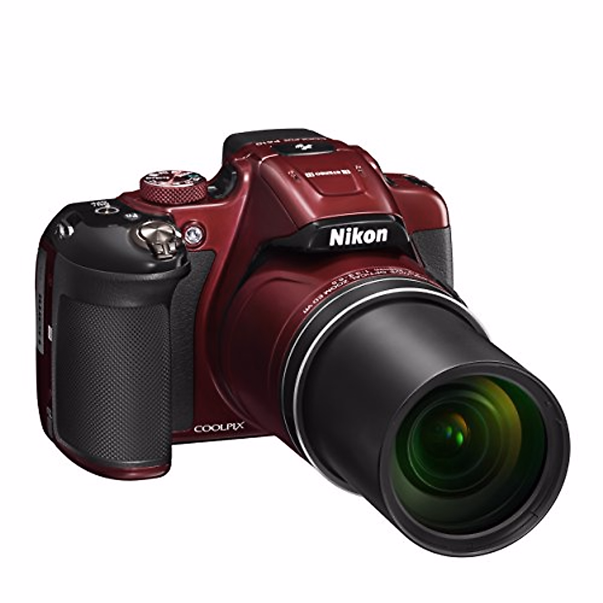 Nikon COOLPIX P610 Digital Camera with 60x Optical Zoom and Built-In Wi-Fi (Red)