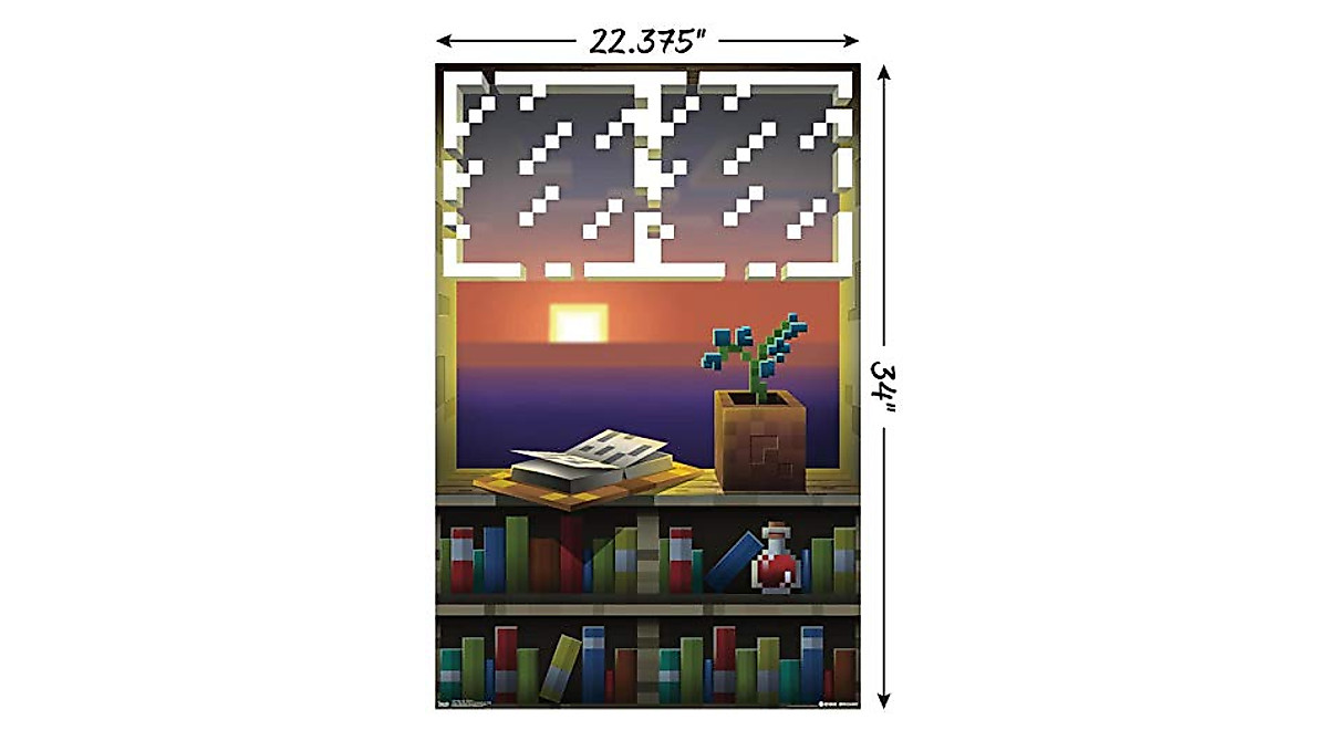 Officially Licensed Minecraft Wall Poster - Room Decor