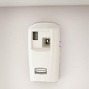 Rubbermaid Commercial Products - 1793532 Microburst Automated Odor-Controlling Aerosol Air Care System, MB3000 Dispenser, White