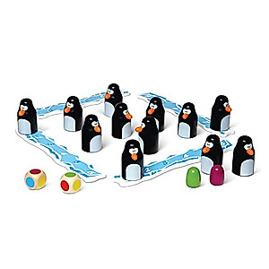 Blue Orange Games Pengoloo Award Winning Wooden Skill Building Memory Color Recognition Game for Kids