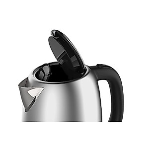 Westinghouse 220 Volt Kettle - Cordless - 1.7 Liter - Stainless Steel - Bundle With Dynastar 220 Volts 240 Volts (Not For USE IN USA)