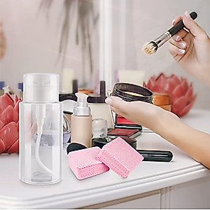 1080 PCS Pink Lint Free Nail Wipes, Eyelash Extension Wipes, Super Absorbent Soft Non-Woven with a Pump Dispenser Bottle Disposable Nail Polish Remover for Polish Clean Acrylic Nails Remover