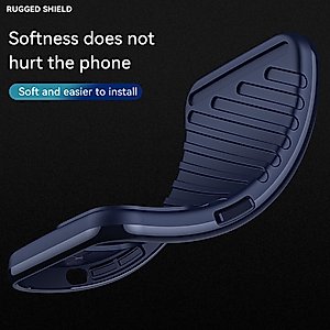 DFTCVBN Phone Case for Galaxy A40 Case, Samsung A40 SM-A405F Case with Screen Protector, Military Grade Shockproof Rugged Shield Anti-Scratch Soft TPU Back Cover Cases for Samsung Galaxy A40 blue