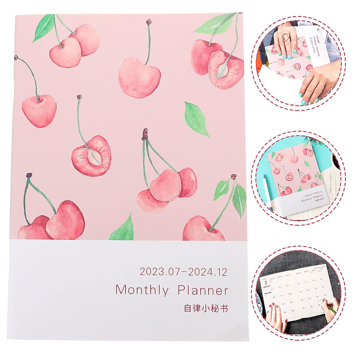 MAGICLULU Calendar Planner 2023-2024 18 Months To Do List Notebook Daily Monthly Weekly Planner Agenda Schedule Organizer Green Avocado