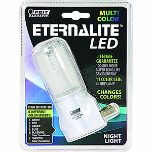 Feit Electric NL7/LED Color Changing LED Night Light, 4" H x 1.4" D