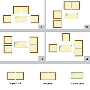 ARLIME 4-Piece Wicker Patio Furniture Set, Outdoor Rattan Sofa Couch Set, All Weather Rattan Sectional Sofa with Thick Seat Cushions & Glass Coffee Table, Patio Garden Lawn Conversation Set (Brown)