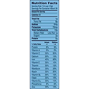 Gerber Baby Cereal 1st Foods, Grain & Grow, Oatmeal, 16 Ounce (Pack of 6)