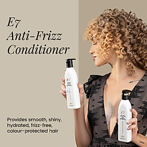 ALOXXI E7 Anti-Frizz Conditioner, Moisturizing & Strengthening with 7 Essential Oils, for Dry, Damaged & Frizzy Hair, Safe for Color-Treated Hair, Paraben-Free, 33.8 Fl Oz