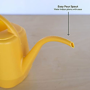 Bloem AW21-23 Watering Can Aqua Rite 1/2 Gal. (56 oz) Earthy Yellow