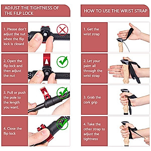 Naturehike Ultralight Trekking Poles, 100% 3K Carbon Fiber, Collapsible Hiking Poles, Telescopic Adjustable Walking Sticks for Backpacking Camping, Quick Locking, Carry Bag and Accessories Included