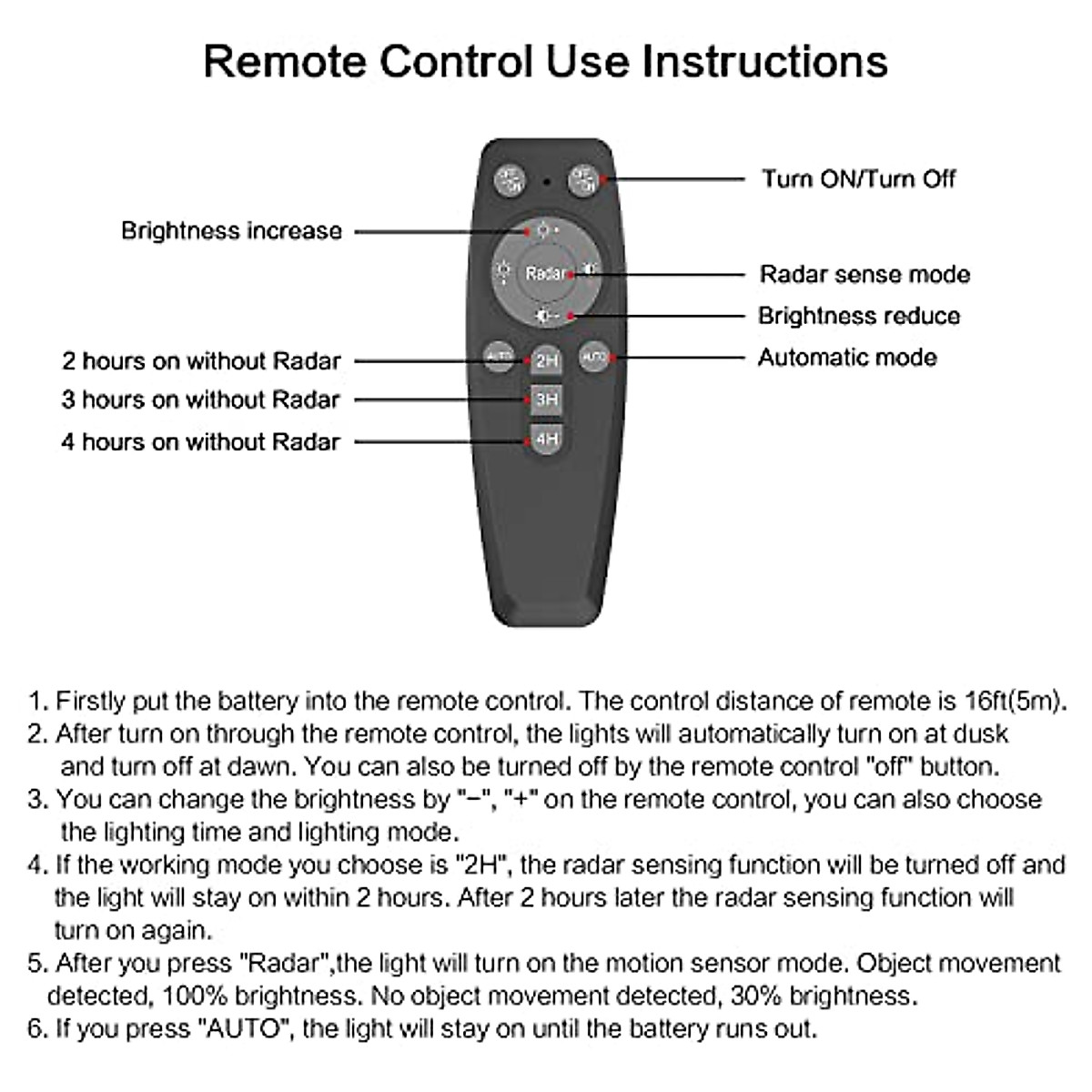 VOOJOY 1600W Solar Street Lights Outdoor 120000 Lumens Dusk to Dawn Motion Sensor Solar Light Solar Flood Lights with Remote Control Arm Bracket for Garden,Yard, Path
