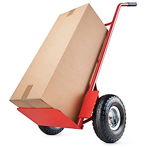 Yarlung 2 Pack 10 Inch Pneumatic Air Filled Tires on Wheels for Hand Truck, 4.10/3.50-4" Heavy-Duty Replacement Wheels Tires for All Purpose Utility Cart, Garden Cart, 2.25"Offset Hub, 5/8"Bearings