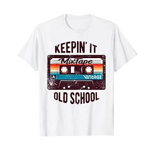 Retro Cassette Tape Old School Hip Hop Stocking Stuffer T-Shirt