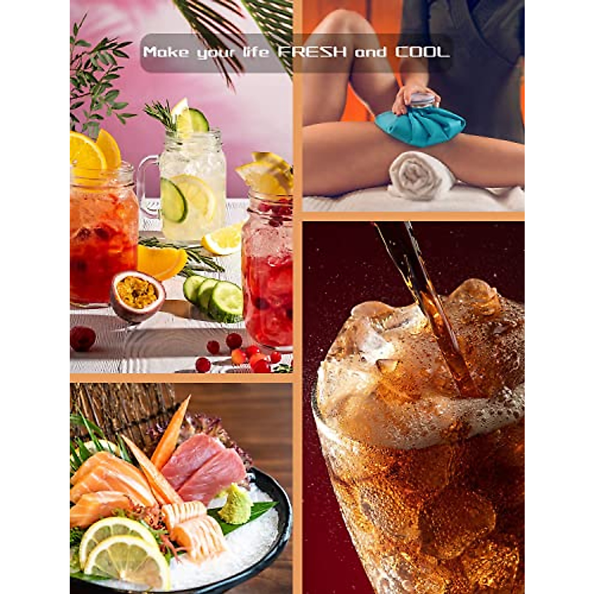 ARLIME Countertop Ice Maker Machine Portable Compact Ice Cube Maker, 9 Ice Ready in 8 Mins, 26Lbs/24H, Self-Cleaning Electric Ice Maker with Scoop and Basket for Home, Office, Party, Bar (Green)