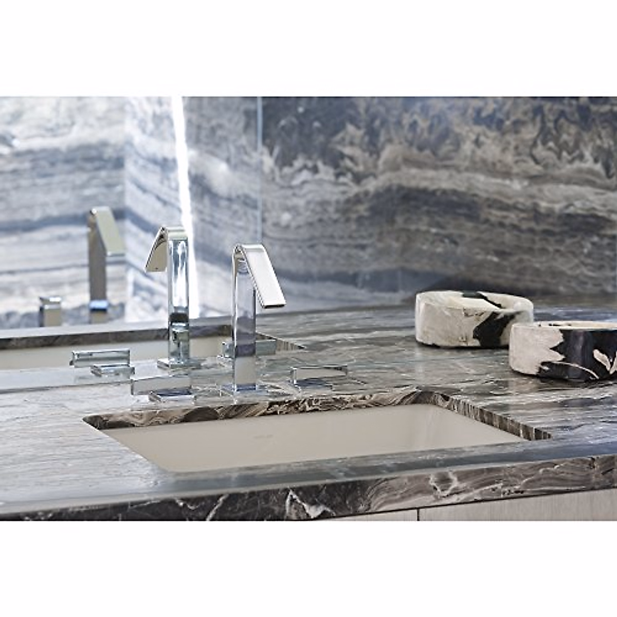 Kohler K-14661-4-CP Loure Bathroom Sink Faucet, One Size, Polished Chrome